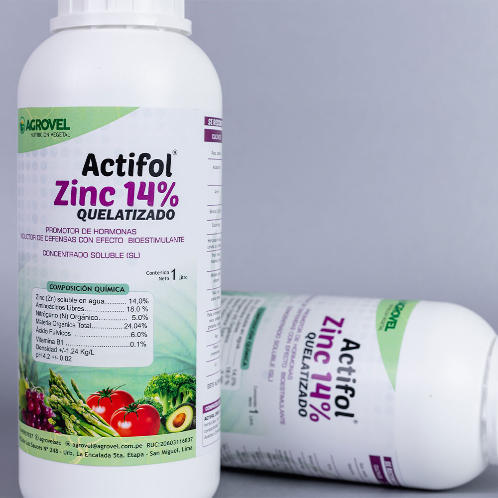 Actifol Zinc 14% Quelatizado – Agrovel